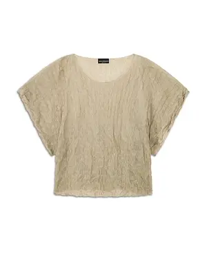 Emporio Armani Textured Knit Top
