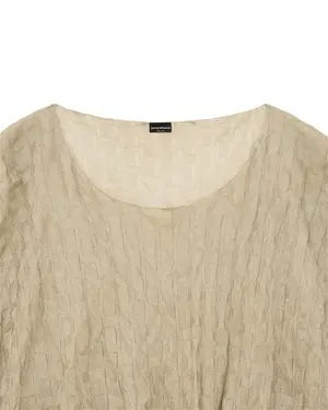 Emporio Armani Textured Knit Top