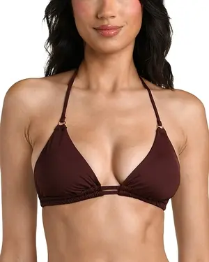 La Blanca Island Goddess Triangle Bikini Top - Java