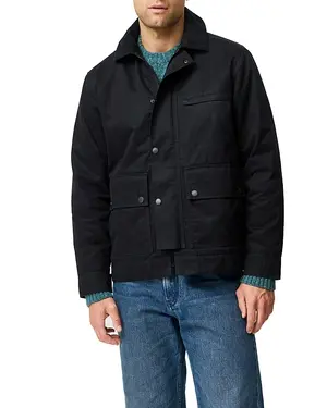 Rodd & Gunn Mount Eden Waxed Cotton Jacket - Black