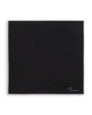 REISS Ceremony Silk Pocket Square - Black