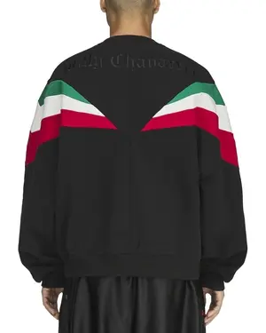 ADIDAS X WILLY CHAVARRIA Chicano Color Block Cotton Sweatshirt