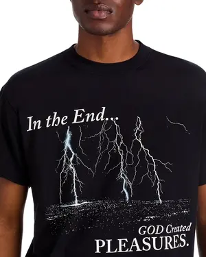 PLEASURES End Times Graphic Oversized Tee