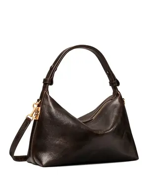 Tory Burch Mellow Distressed Leather Shoulder Bag