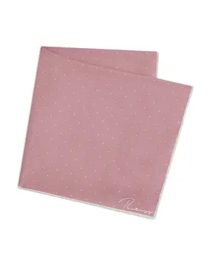 REISS Liam Silk Pocket Square - Pink