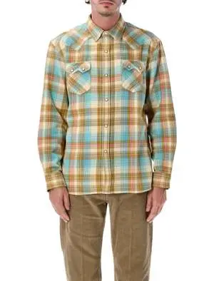 FORTELA Plaid Western Button-up Shirt - Check 2