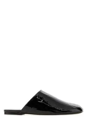 STUART WEITZMAN Stuart Weitzman Women's Black Leather Slippers