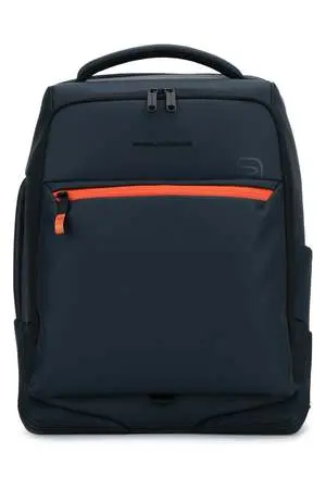 PIQUADRO Water-resistant Travel Backpack With Dedicated Laptop Sleeve - Bluve