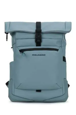 PIQUADRO Roll-top Backpack For Pc & Ipad With Chest Strap - Az2