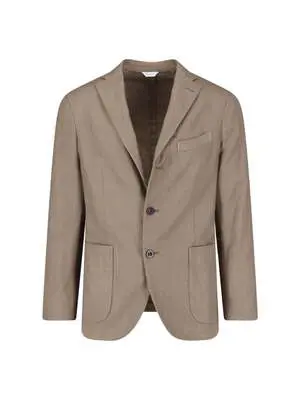 Boglioli Wool Blend Two-button Blazer - Brown