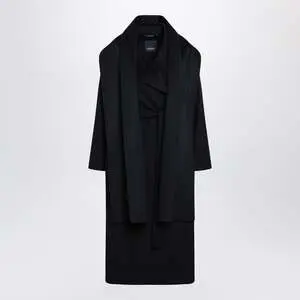 MAX MARA`S Wool And Cashmere Dressing Gown Coat - Blue