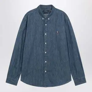 Polo Ralph Lauren Slim-fit Denim Button-down Shirt - Blue