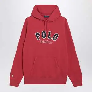 Polo Ralph Lauren Embroidered Logo Hoodie - Red