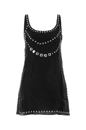 Gimaguas Claude Mini Silk Dress - Black