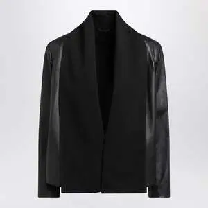 TOTEME Leather Jacket With Scarf Collar