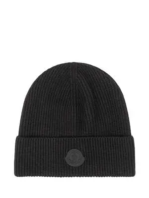 Moncler Knit Beanie With Turn-up Cuff