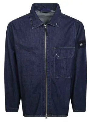 Stone Island Button-front Shirt - Blu