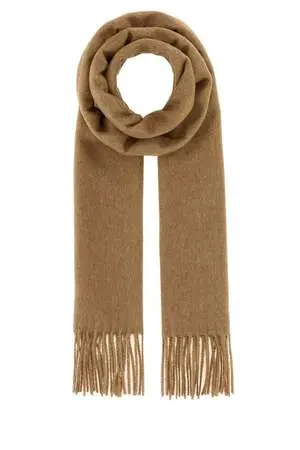 Prada Biscotto Silk-cashmere Blend Scarf - Camel