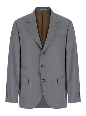 Brunello Cucinelli Tailored Blazer Jacket - Grey