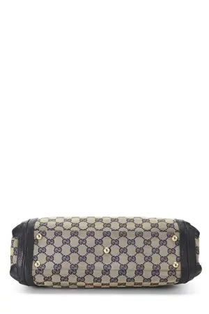 Gucci Navy Original Gg Bella Zip Tote