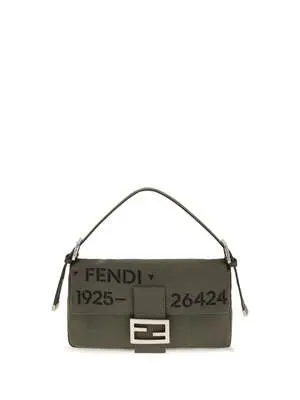 Fendi Baguette® 26424 Canvas Shoulder Bag - Green