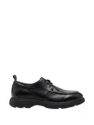 STURLINI FIRENZE Bufalo Sc Leather Lace-up Derby Shoes - Black