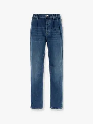 Brunello Cucinelli Iconic Fit Comfort Cotton Jeans - Multicolor