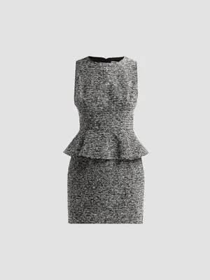 MILLY Piper Tweed Mini Dress