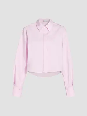 Simkhai Renata Cropped Button-up Shirt