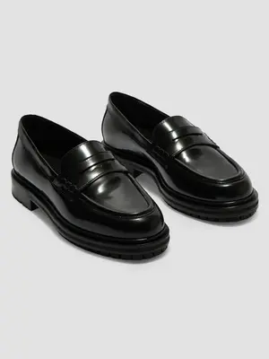 AeydĒ Leon Polido Leather Loafers