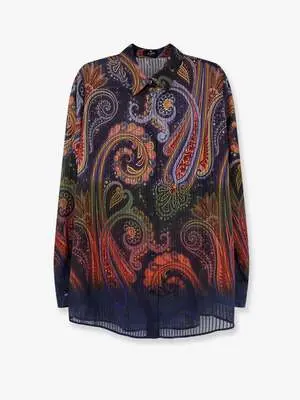 Etro Shirt With Paisley Print - Multicolor