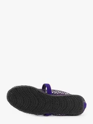 Alaïa Ballerine Flat Mesh Ballerinas With Rhinestone Detail - Multicolor