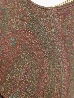 Etro Essential S Arnica Hobo Shoulder Bag In Paisley Jacquard Fabric - Multicolor