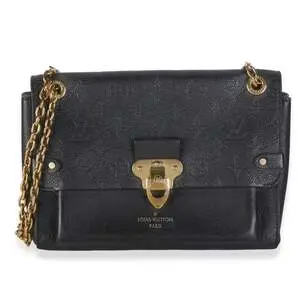 LOUIS VUITTON Monogram Empreinte Vavin Pm - Black