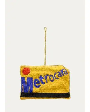 SUDHA PENNATHUR Metro Card Beaded Ornat