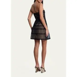Bcbgmaxazria Strapless Fit-&-flare Mini Dress