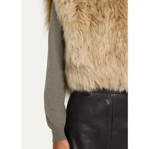 Brunello Cucinelli Long Lamb Shearling Vest