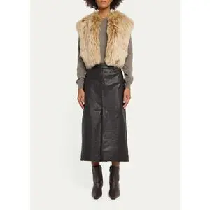 Brunello Cucinelli Long Lamb Shearling Vest