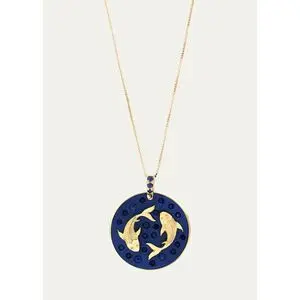 FARAONE MENNELLA BY R.F.M.A.S. 18k Yellow Gold Pisces Pendant Necklace