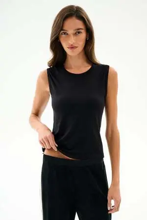 Splits59 Nikki Jersey Tank Black