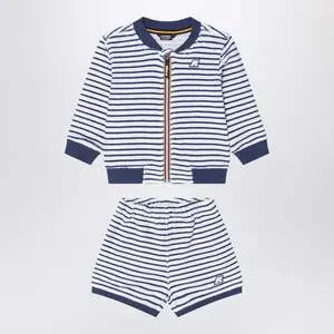 K-WAY Striped Sponge Mini Outfit