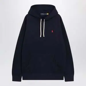 Polo Ralph Lauren Logo Pullover Hoodie - Blue