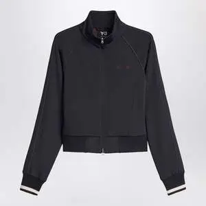 ADIDAS BY WALES BONNER Y-3 Zip-up Sweatshirt In Plain Knit - Black