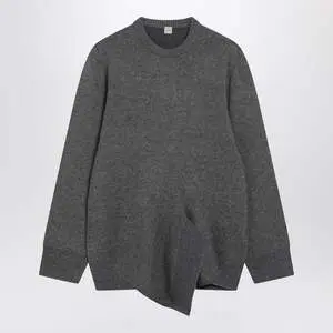 TOTEME Asymmetrical Wool-cashmere Sweater