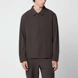 HIKING PATROL Slate Nylon Blend Shirt Jacket - Brown