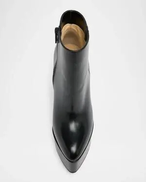 CHRISTIAN LOUBOUTIN 150mm Jenna Leather Platform Booties - Black