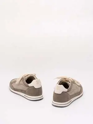Brunello Cucinelli Nylon And Nubuck Sneakers