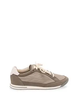 Brunello Cucinelli Nylon And Nubuck Sneakers - Multicolor