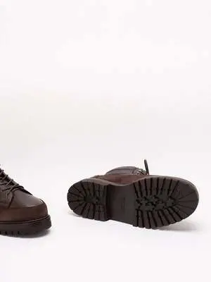 Brunello Cucinelli Leather Explorer Boots