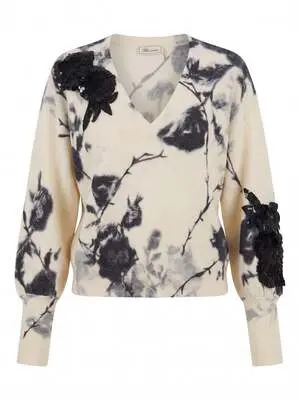 Blumarine Round Neck Sweater - Multicolor